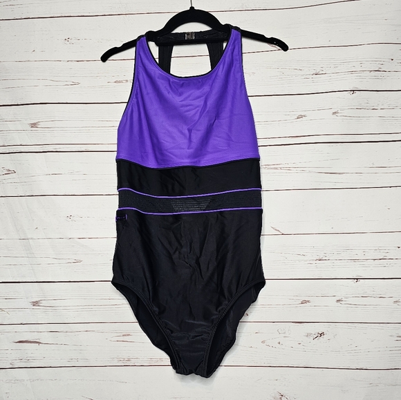 Speedo | Swim | Speedo Color Block One Piece Swimsuit | Poshmark